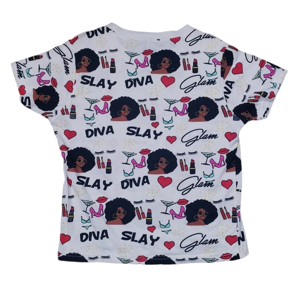 On Fire | Tops | Graphic Slay Diva Top | Poshmark